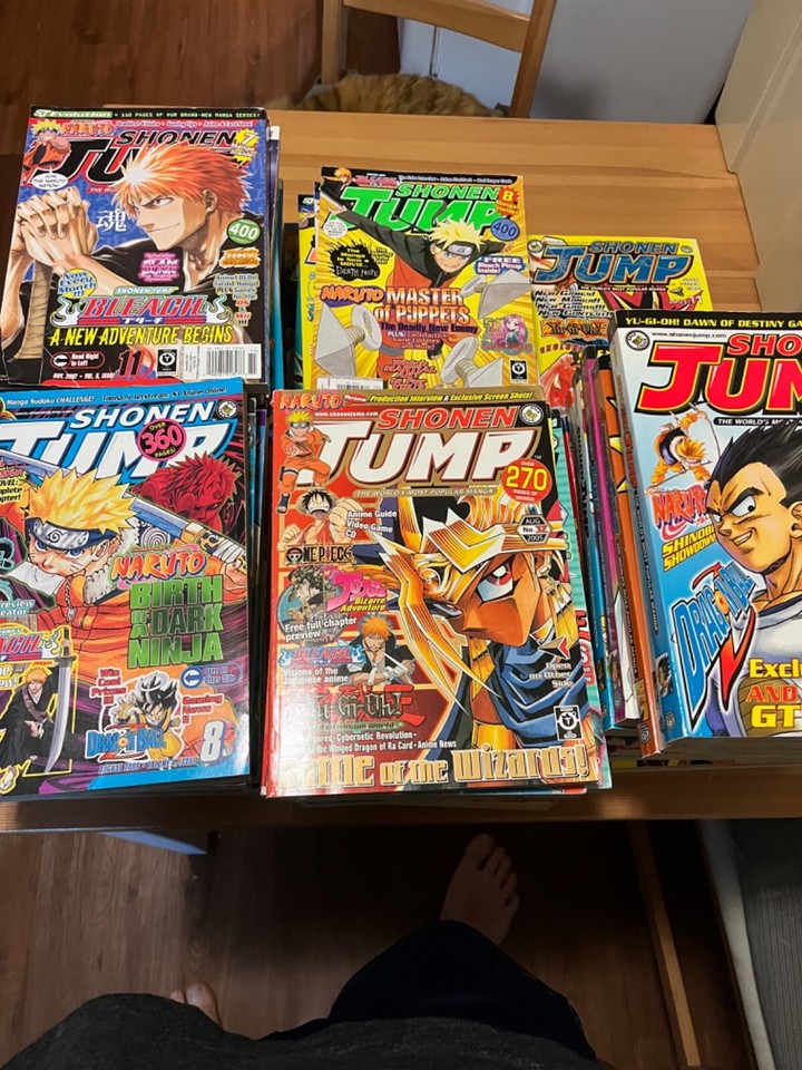 Shonen Jump Magazine Lot 2003, 2004, 2005, 2006, 2007, 2008 (55 ...
