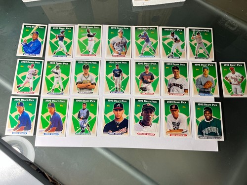 1992 Topps Draft Picks Baseball Card Lot of 22 Sheffield/Lowe/Rosenbohm ...