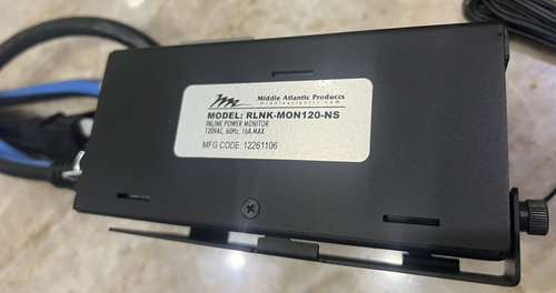 Middle Atlantic RLNK-MON120-NS 20A Racklink Inline Power Monitor | eBay