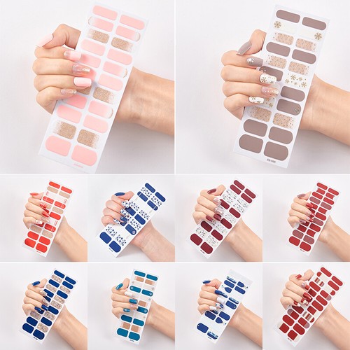 22Tips Nail Art Sticker Selbstklebendem Diy Stylish Nagel Wraps Full ...