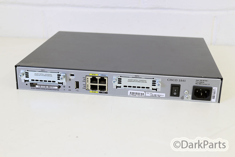 Cisco 1841 V06 7.0 Router with 256MB DRAM 64MB CF 12.4(7d) | eBay