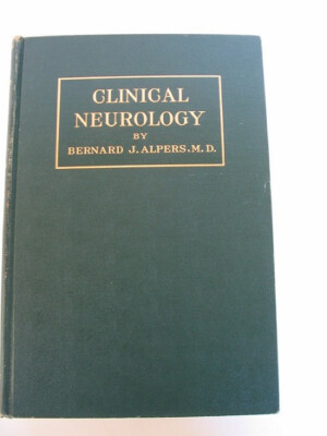 CLINICAL NEUROLOGY BERNARD ALPERS 4TH EDITION 890 PAGES 244 ...