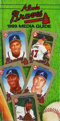 1989 Atlanta Braves MLB Baseball Media GUIDE | eBay