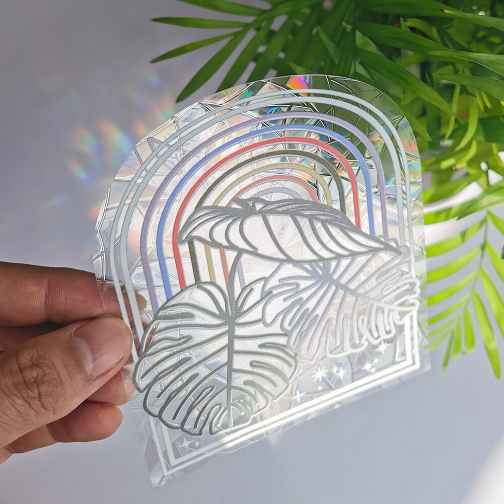 AU Rainbow Prism Stickers Light Catcher PVC Window Decal Home Decor ...