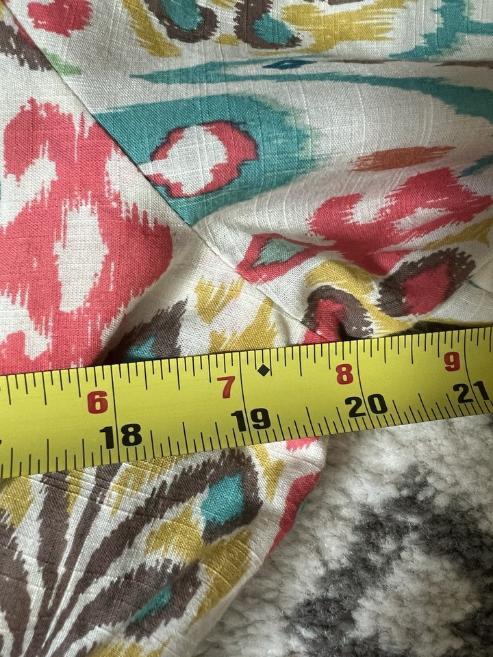 ANTHROPOLOGIE Felipa V-Neck Paisley Ruffled Tiered Midi Dress Sz Medium ...