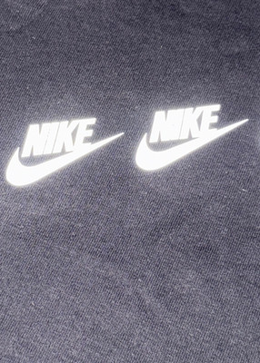 Swoosh Nike Heat Transfer pack of 4 Iron On Logo 2" REFLECTIVE 3 COLORS ...