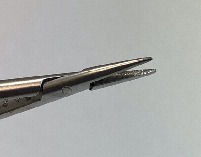 Scanlan 6006-121 Diamond Dust Micro Needle Holder Straight 8 1/4” for ...