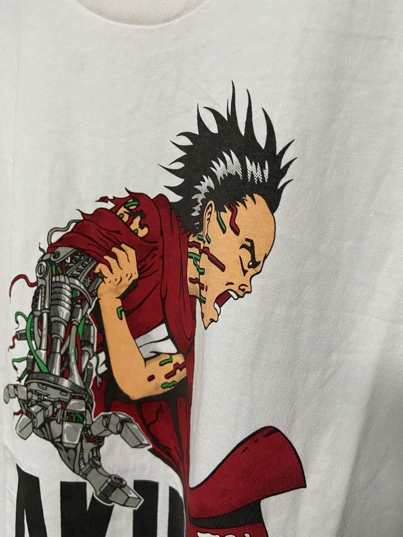 AKIRA Anime T shirt Tee White Size Large Tetsuo Vintage AKIRA Anime T shirt Tee White Size Large Tetsuo Vintage