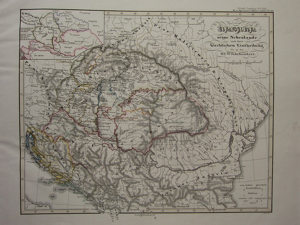 Map Of Hungary In The 15th Century A New Map Of HUNGARY, With Its