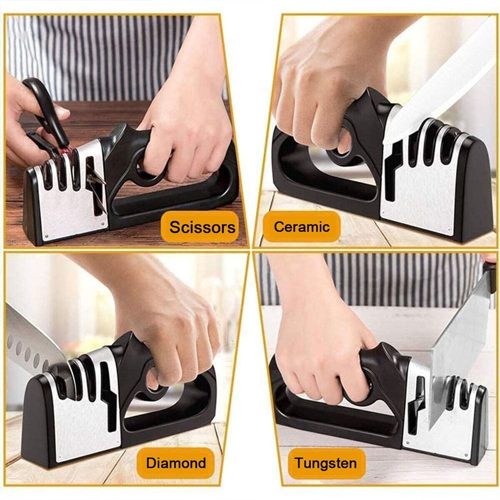 Multifunction Quick Sharpening Stainless Steel Sharpener 4 In 1 Sharpen ...