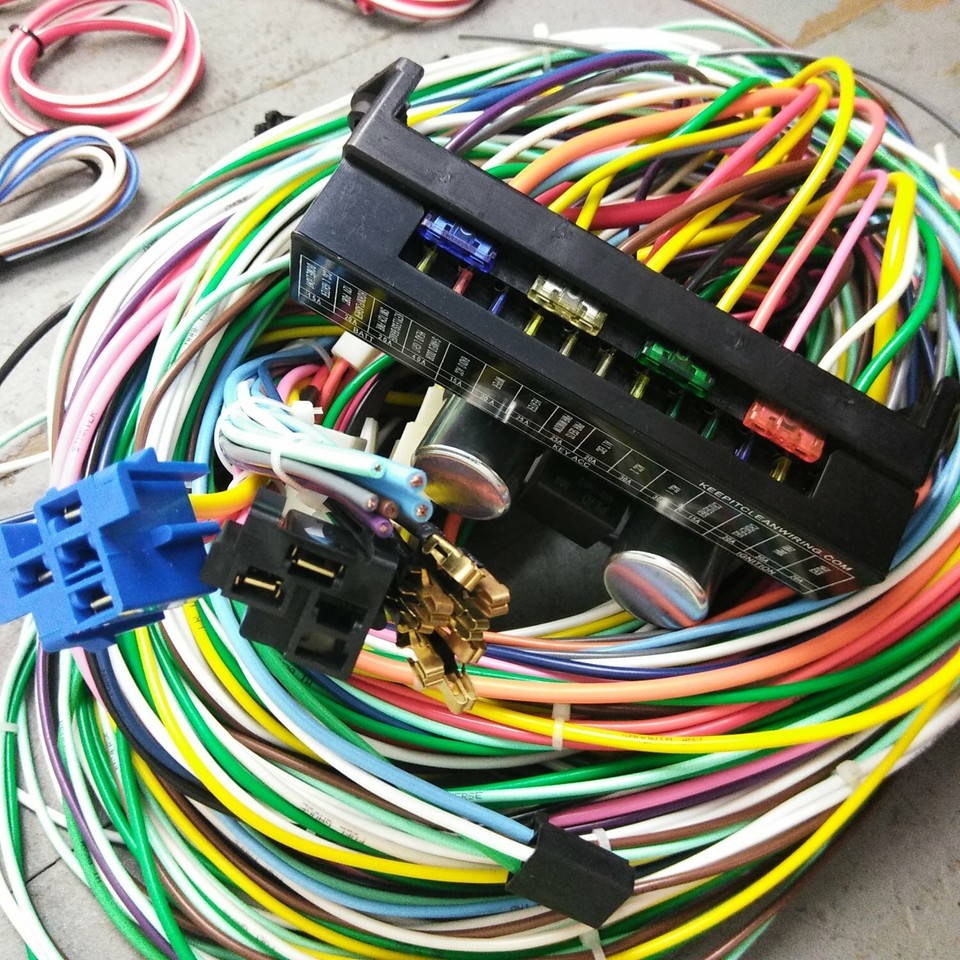 1991 - 2000 Volkswagen Wire Harness Upgrade Kit fits painless complete ...