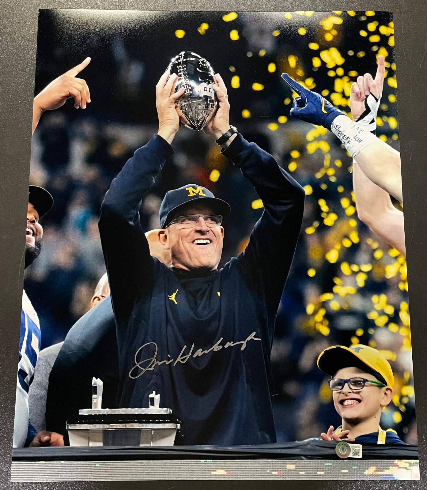 Jim Harbaugh Autographed Memorabilia | Signed Photo, Jersey ...