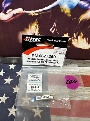 HiTec 6677259 72.970 / Channel-59 / 72mhz Dual Conversion Receiver X ...