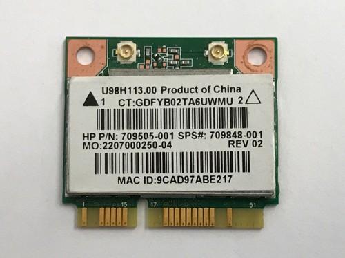 HP Realtek RTL8188EE 802.11 bgn 1x1 WiFi card 709848-001, 709505-001 | eBay