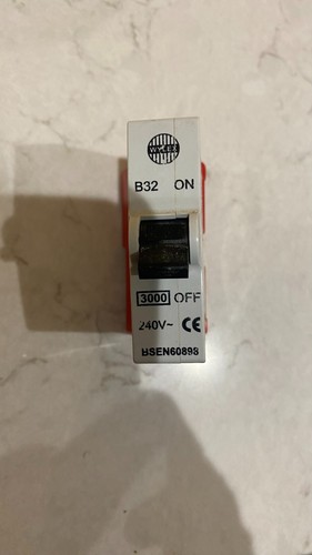 Wylex BS 60898 / BS 3871 Type B Plug In MCB B6 B10 B16 B20 B32 B40 B45 ...