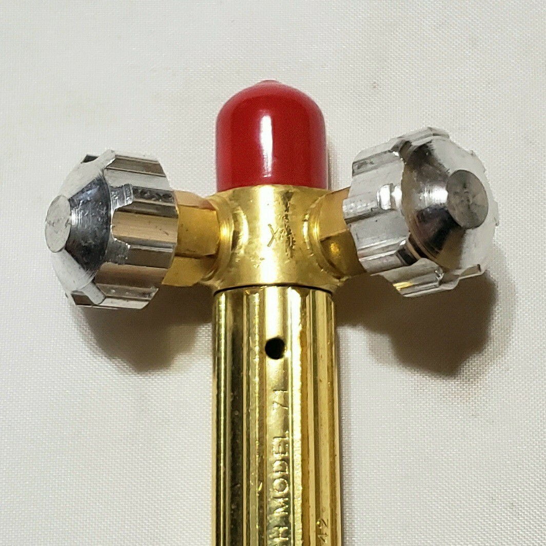 Uniweld 71 Welding Cutting Brazing Torch Handle Aircraft Type 17 CA100 ...