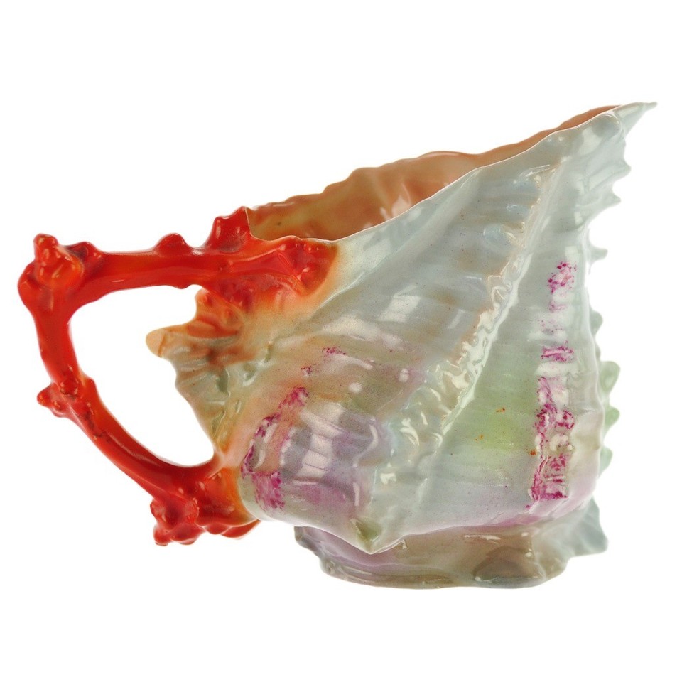 Antique Royal Bayreuth Spiky Seashell Pitcher | eBay