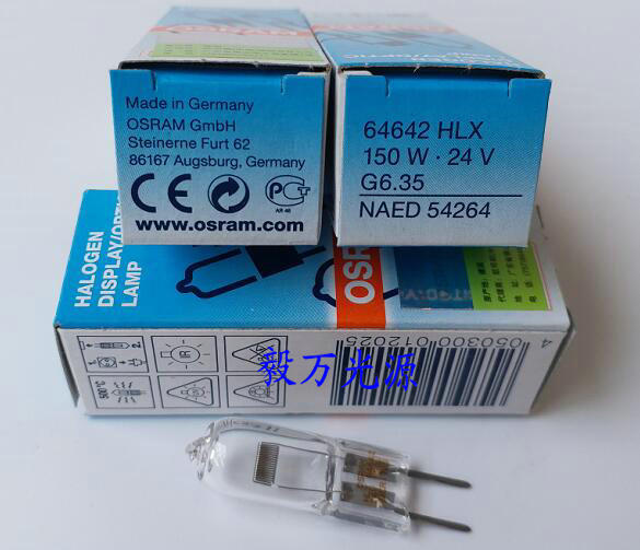 1pcs OSRAM 24V 150W G6.35 HLX 64642 Display/Optic Lamp Shadowless Bulb ...