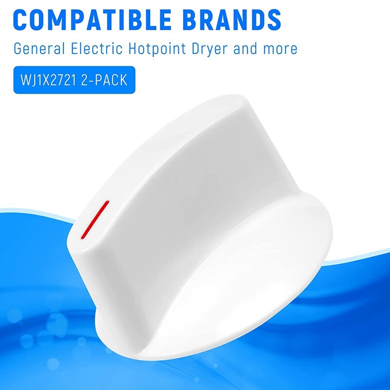 2 Pack WH1X2721 Dryer Knob,Replacement for Dryer Machine Parts, A4Q3 ...