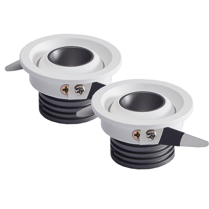 2Pcs 3W Beam LED Cabinet Recessed lighting Shop Store Showcase Bar ...