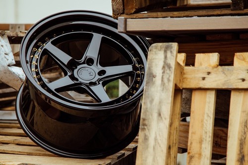 19" AodHan DS05 Wheels 19x9.5 +22 / 19x11 +22 5x114.3 Gloss Black Rims ...