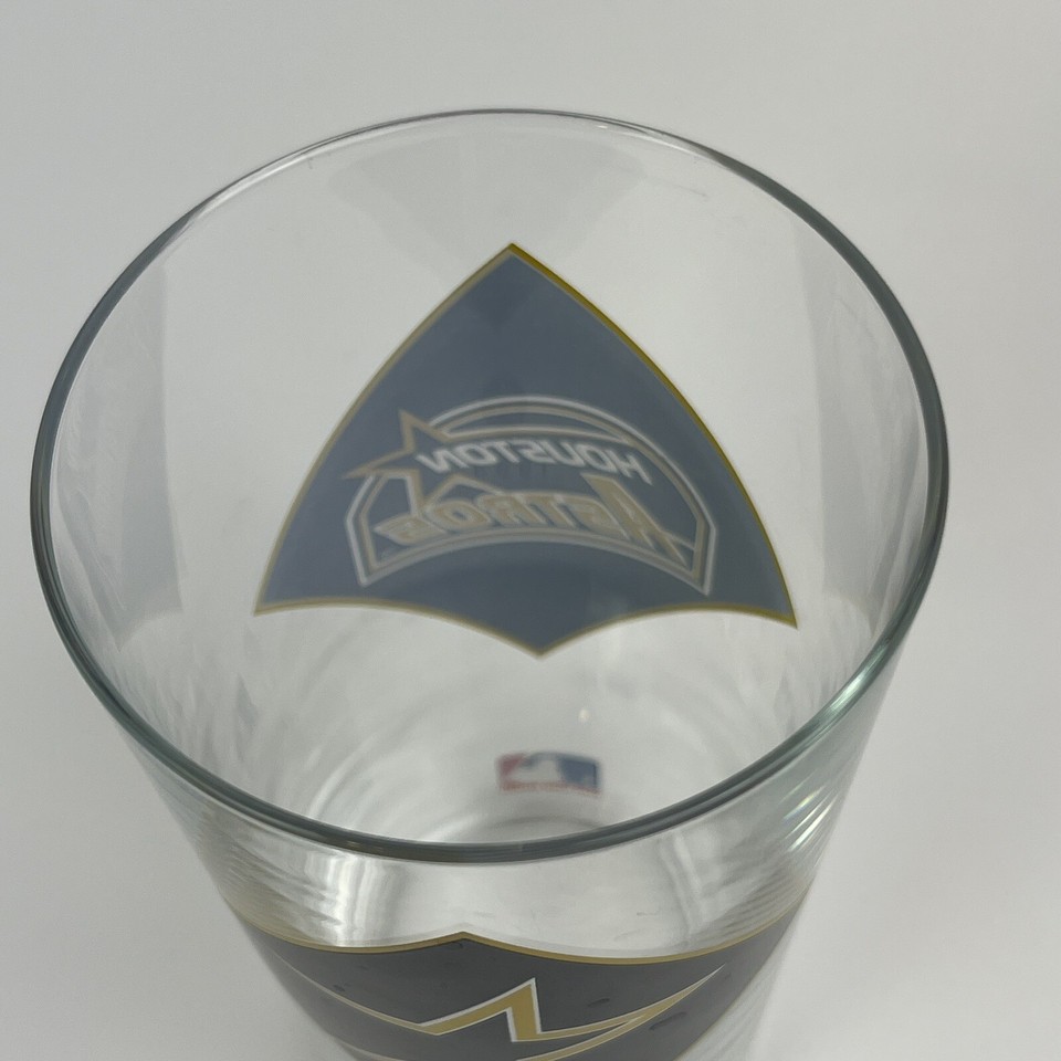 Vintage Houston Astros Baseball Drinking Glass Texaco MLB 1994 Major ...