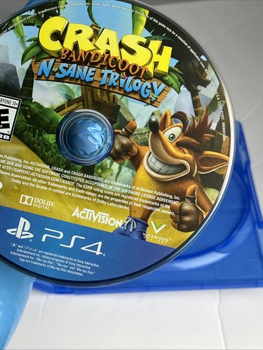 Crash Bandicoot: N-Sane Insane Trilogy Sony PS4 PlayStation 4 Game ...