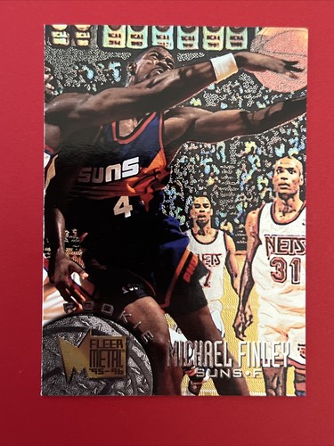Michael Finley 1995-96 Fleer Metal Rookie Card #180 Phoenix Suns ...