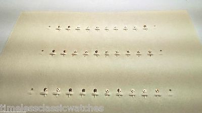 Yellow Second Hands, short, for wrist watch in gold (60 pcs for $30) 2 ...