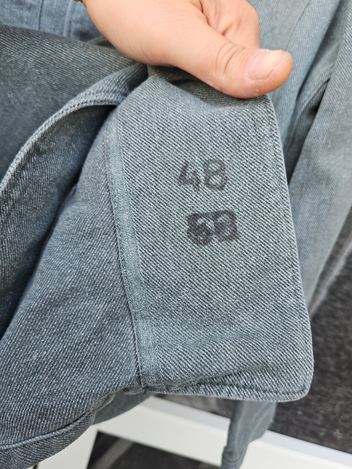 True Vintage 50s 60s Military Prison Denim Uniform Ja… - Gem