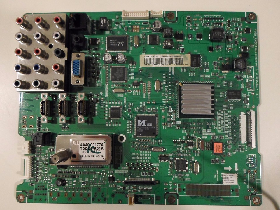 Samsung Main Board REPAIR KIT - TV Turning On and Off / Loud Screeching ...