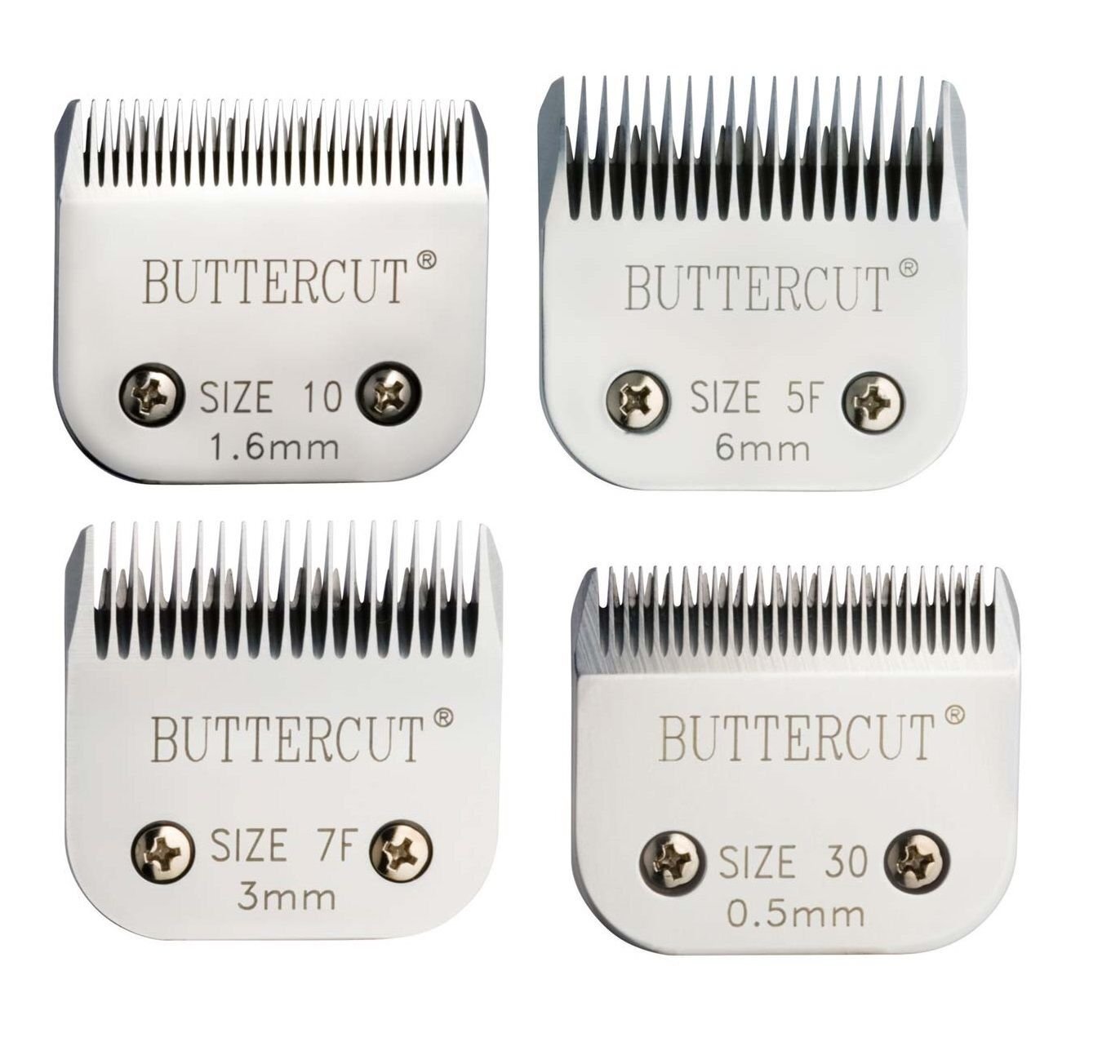 Buttercut Stainless Steel 4 Piece Blade Kit Set Includes Sizes 30 10 7F 5F | eBay