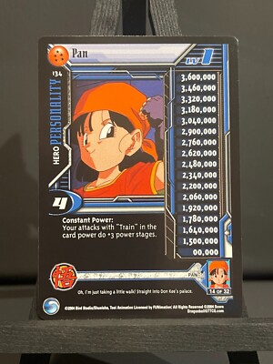 Dragon Ball GT TCG Pan LV1 134 Lost Episodes Saga Unlimited Rare! | eBay