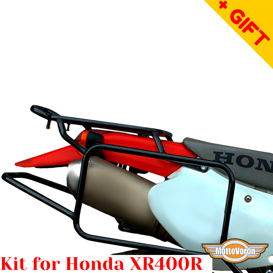 For Honda XR 400 Rack luggage system Kit XR400R Headlight protector ...