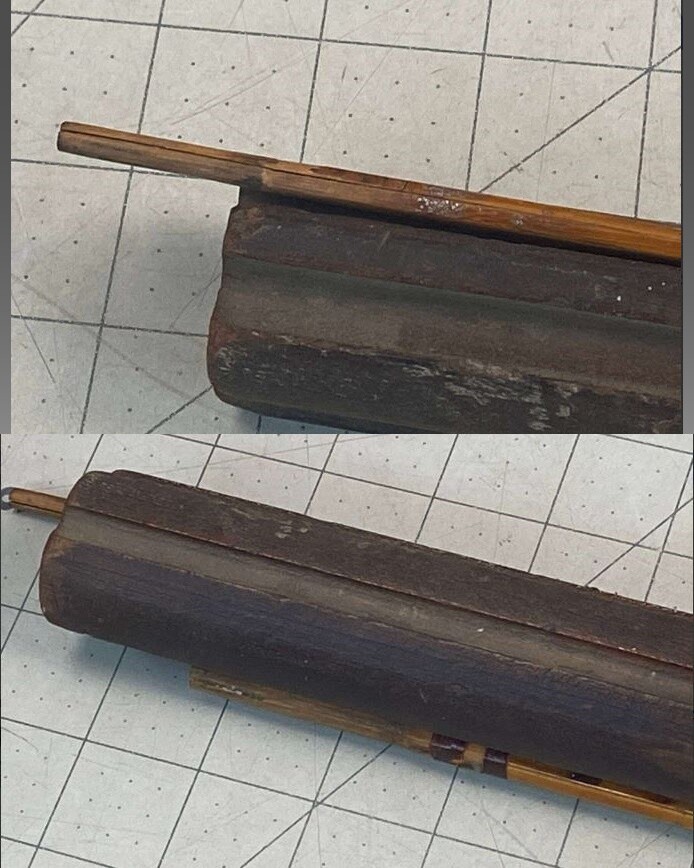 1113----c.1880 Syracuse Fish Rod Co rare split bamboo fishing rod | eBay