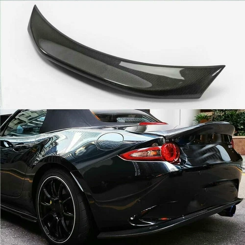 For Mazda MX5 Miata ND RF Carbon Fiber Rear Trunk Duckbill Spoiler Lip ...