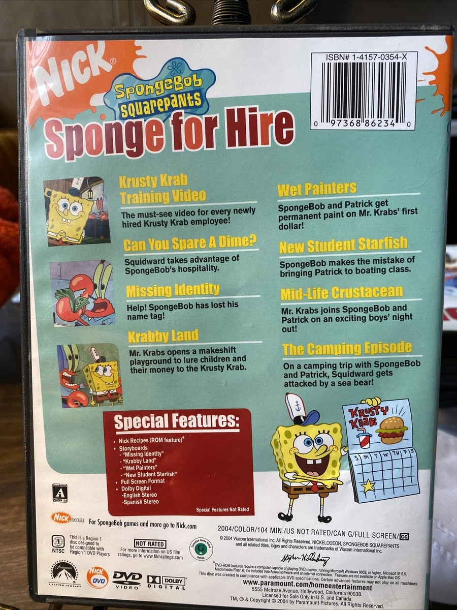 Spongebob Sponge For Hire