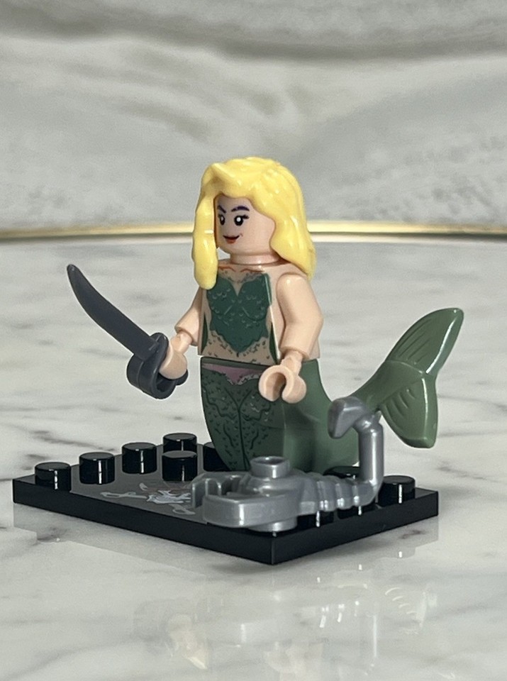Lego Mermaid Syrena Custom Printed Minifigure Pirates Of The Caribbean ...