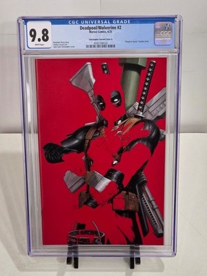 Deadpool Wolverine #2 John Tyler Christopher Negative Space Variant CGC ...