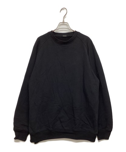 COMOLI Cotton fleece crew neck Size: 4 Black A03-05003 Men | eBay UK