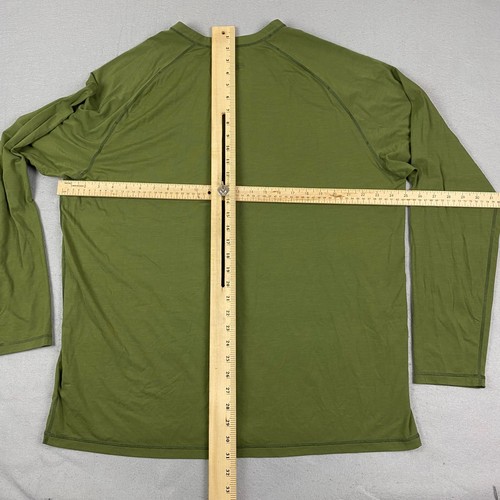 Sitka Mens Shirt XXL Henley Long Sleeve Insect Shield Polygiene Style ...