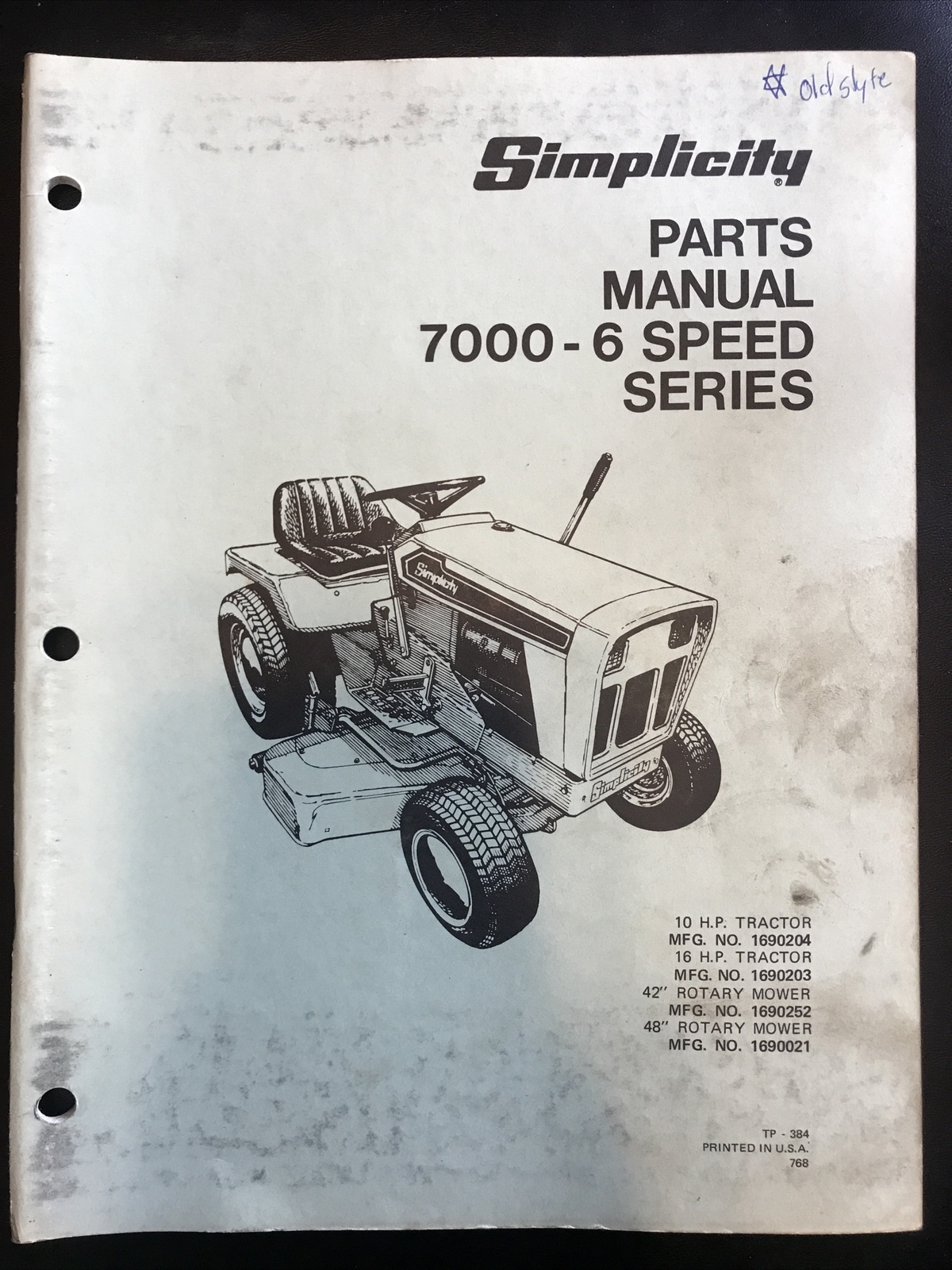 Vintage Simplicity Garden Tractor Parts | Fasci Garden