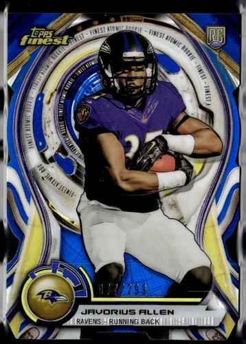 2015 Topps Finest - Atomic Refractor Rookie Die-Cuts Javorius Allen # ...