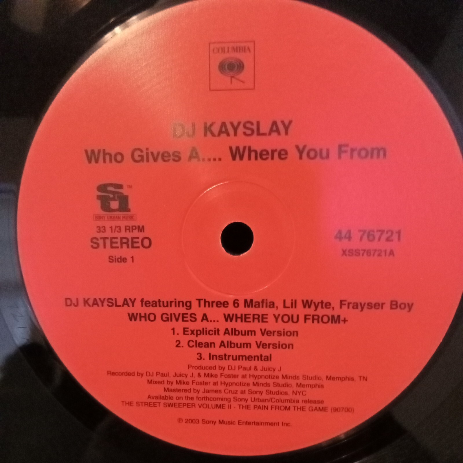 DJ KAYSLAY Who Gives A...Where You From THREE 6 MAFIA, LIL WYTE ...