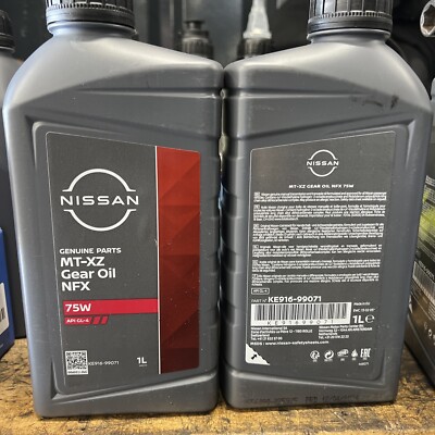 Genuine gearbox Transmission Oil Mt-Xz Nfx 75W - Nissan | KE91699071 ...
