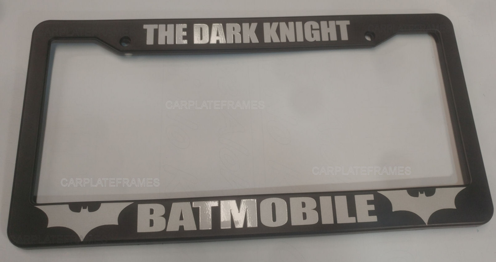 REFLECTIVE THE DARK KNIGHT BATMOBILE License Plate Frame | eBay