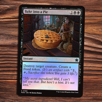 Bake into a Pie - FOIL - Foundations - Magic the Gathering | eBay