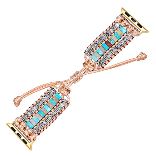 Handmade Boho iWatch Band for Apple Watch Series 8 7 6 5 Wristband 42 ...