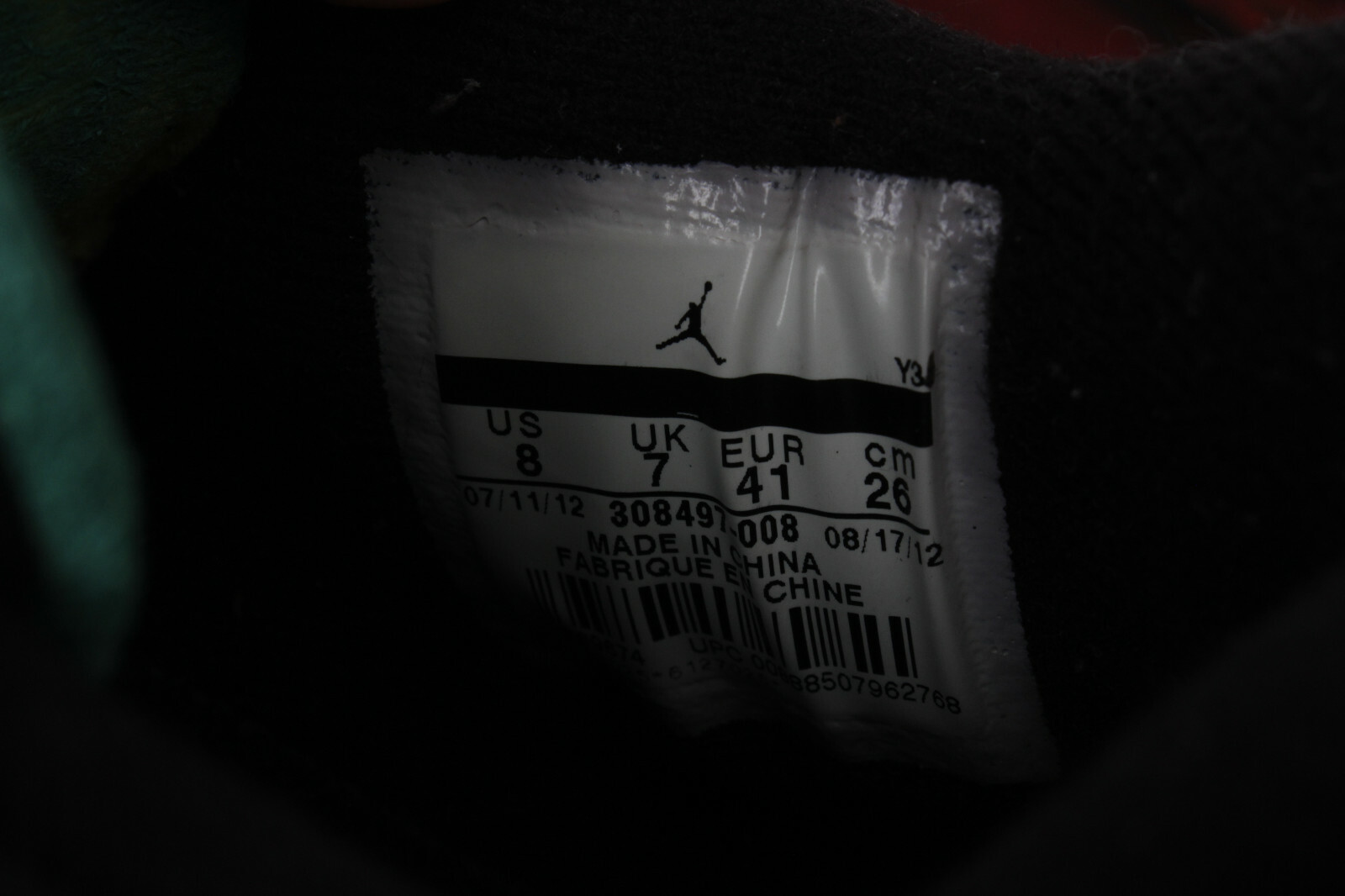 Nike Air Jordan Retro IV 4 2012 US Men's 8 UK 7 EUR 41 308497-008 ...