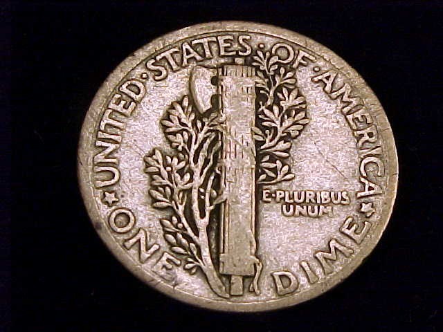 1916-P Mercury Dime, Very Good grade in detail. Cheaper? Yes. Rim ...